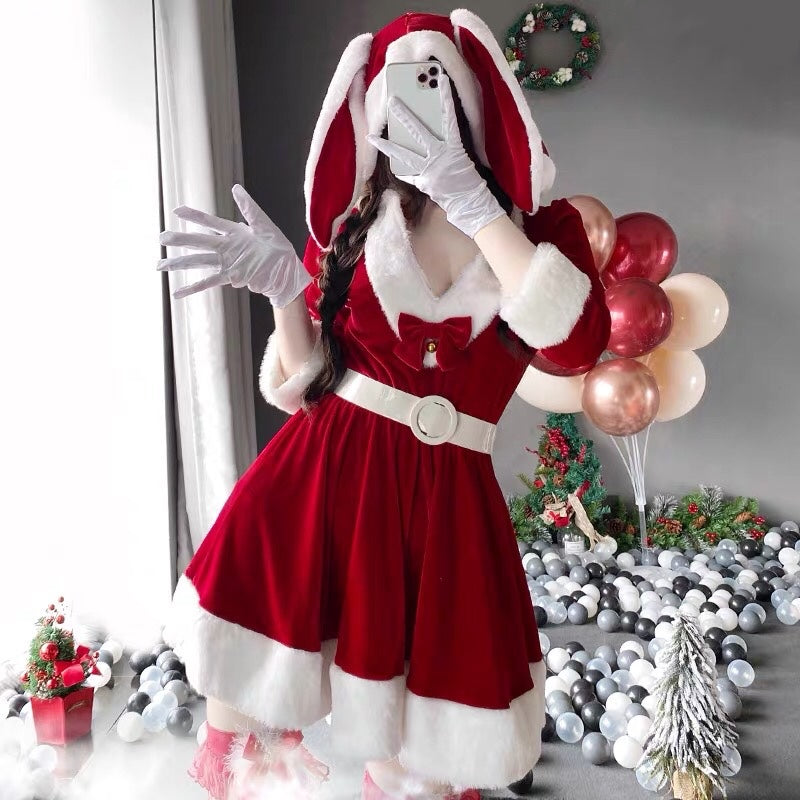 Christmas Bunny Girl Set (4 piece set) PL018 – pastelloves