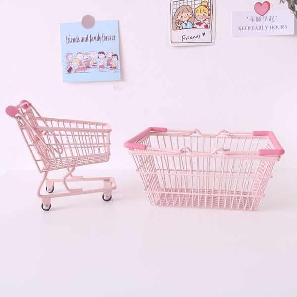 Cute mini shopping cart Ornaments PL51845 – pastelloves